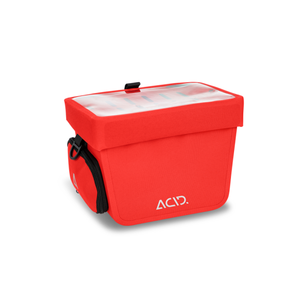 Cube Acid Bicycle Handlebar Bag PRO 7 FILINK flame´n´black